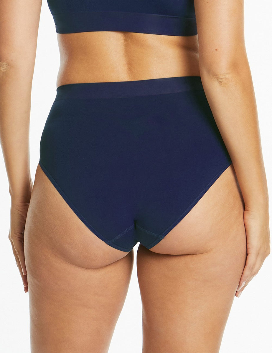 Ambra Bondi Bare Hi Cut Brief - Dusk Blue – Donna Bella Lingerie